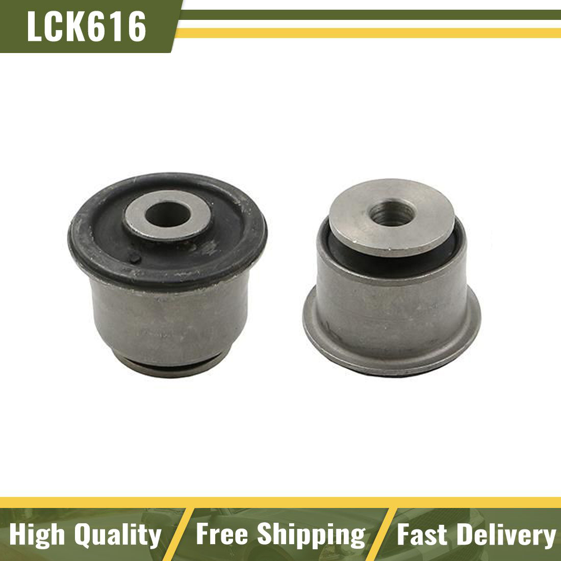 K201338 MOOG Front Upper Control Arm Bushing LH RH Pair for Dodge Jeep ...