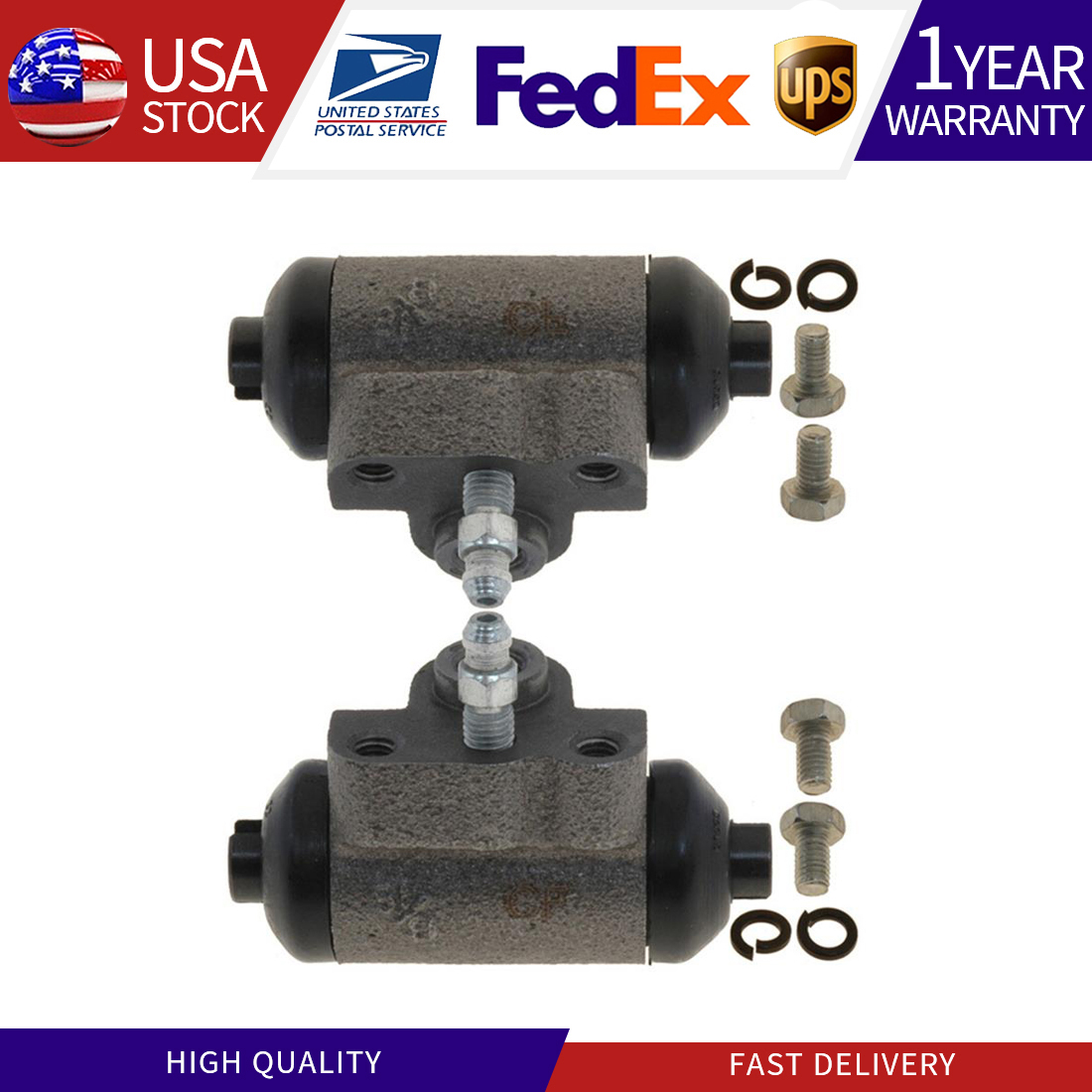 Set (2) Drum Brake Wheel Cylinders Rear Left & Right For DORMAN Replace ...